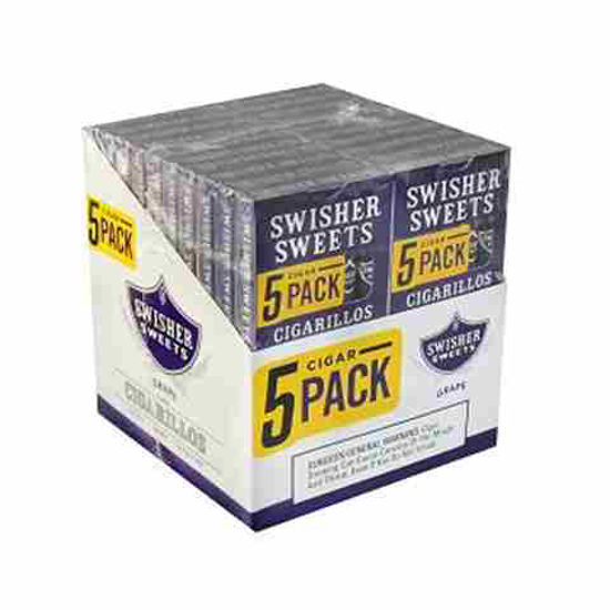 AK Wholesale. SWISHER SWEETS CIGARILLOS GRAPE 20PK 5CT