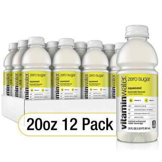 AK Wholesale. VITAMIN WATER ZERO SQUEEZED LEMONADE 20OZ 12CT